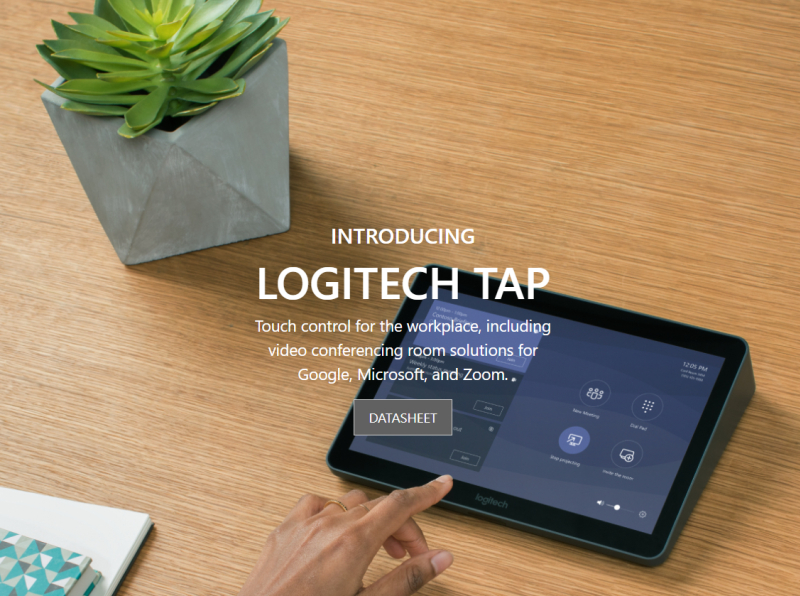 LOGITECH TAP. Touch control for the workplace by SourceIT - Video ...