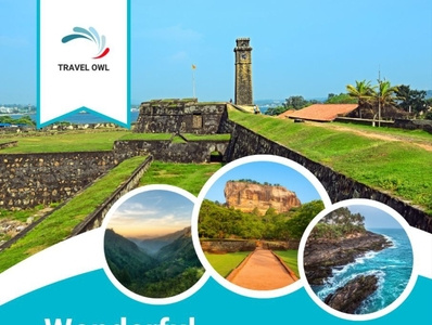 Travel Company Flyer by Adeepa Kularathna on Dribbble