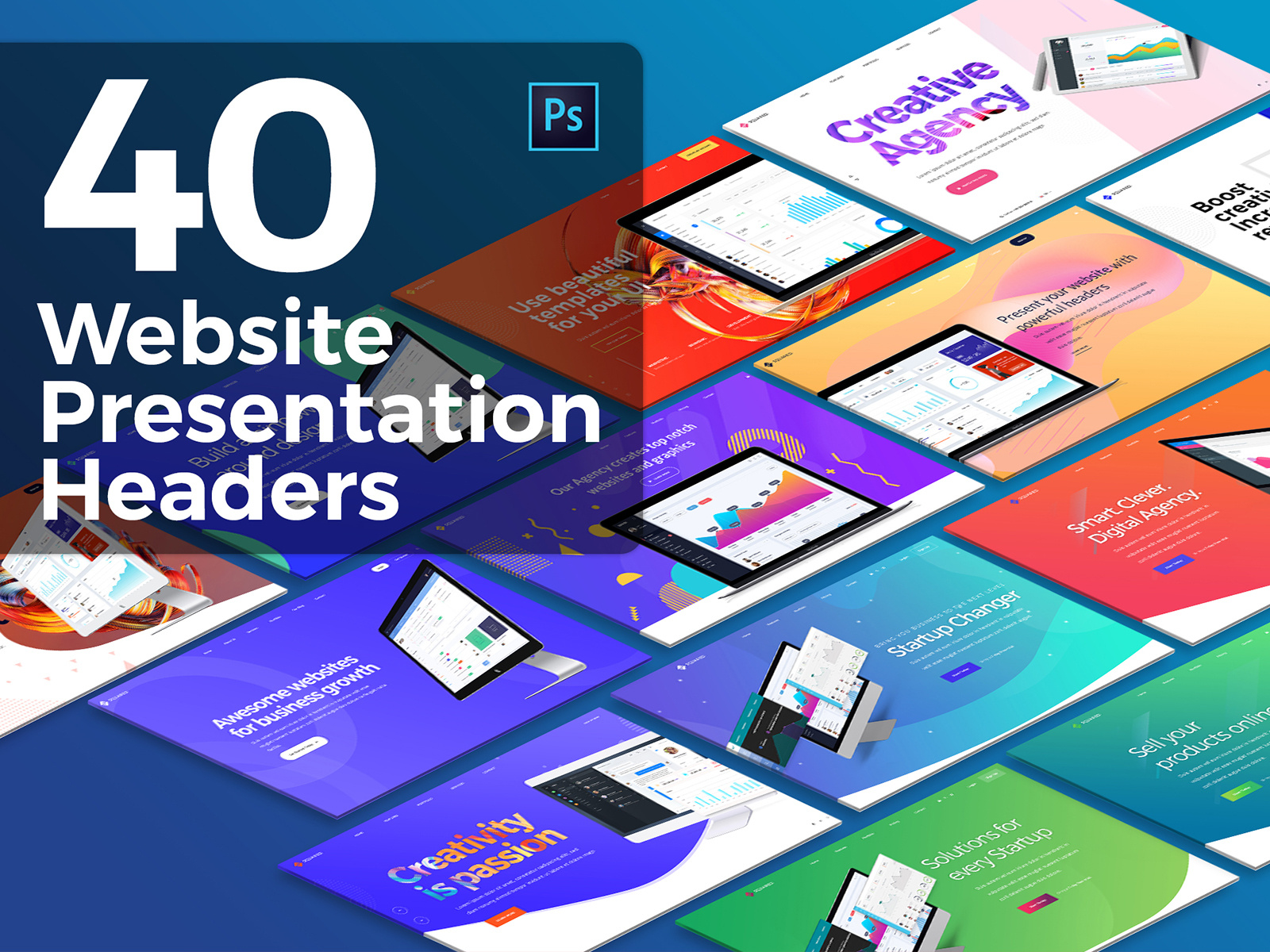 Website Hero Headers by KL-Webmedia on Dribbble