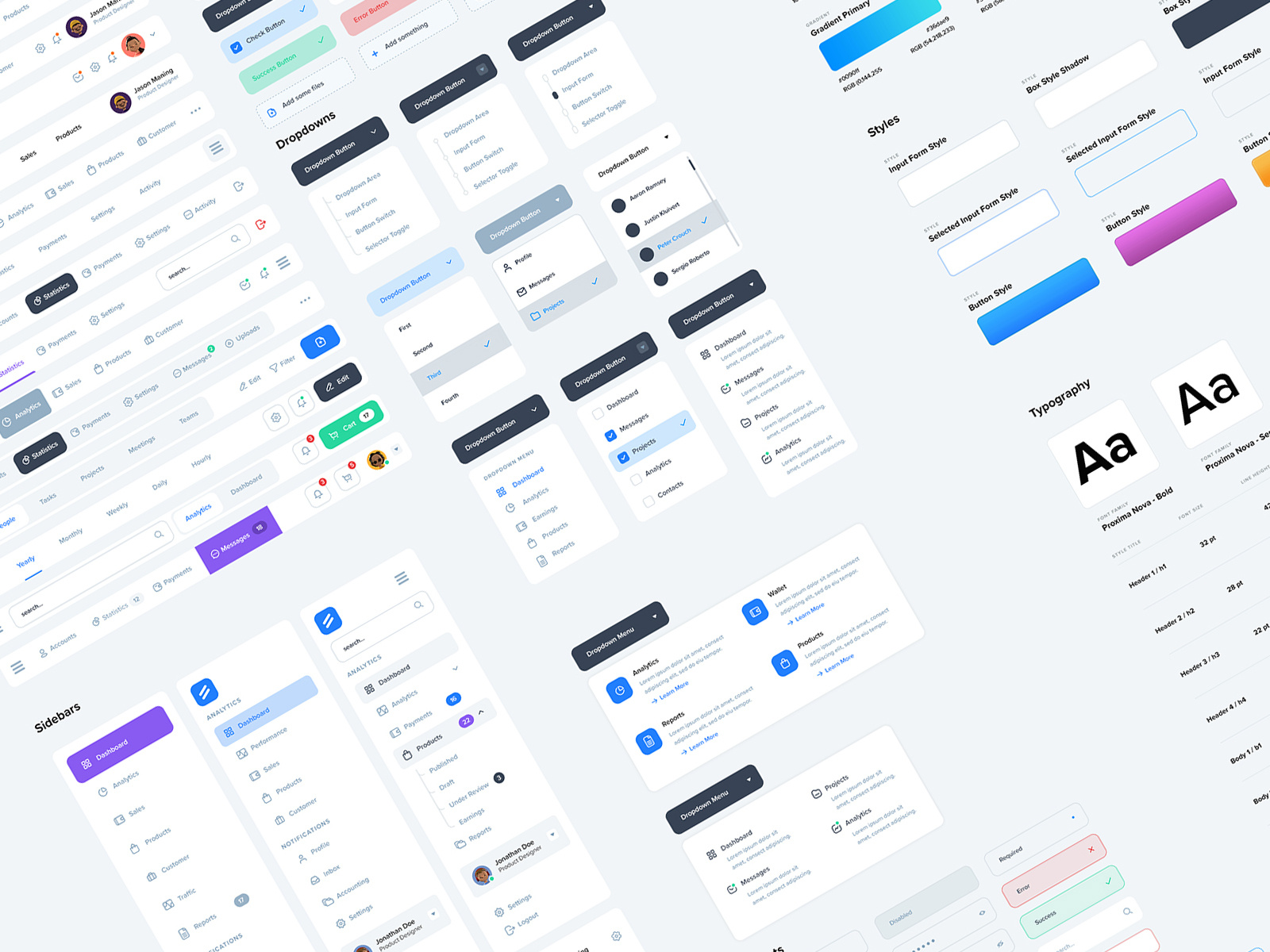 UI Design Elements by KL-Webmedia on Dribbble