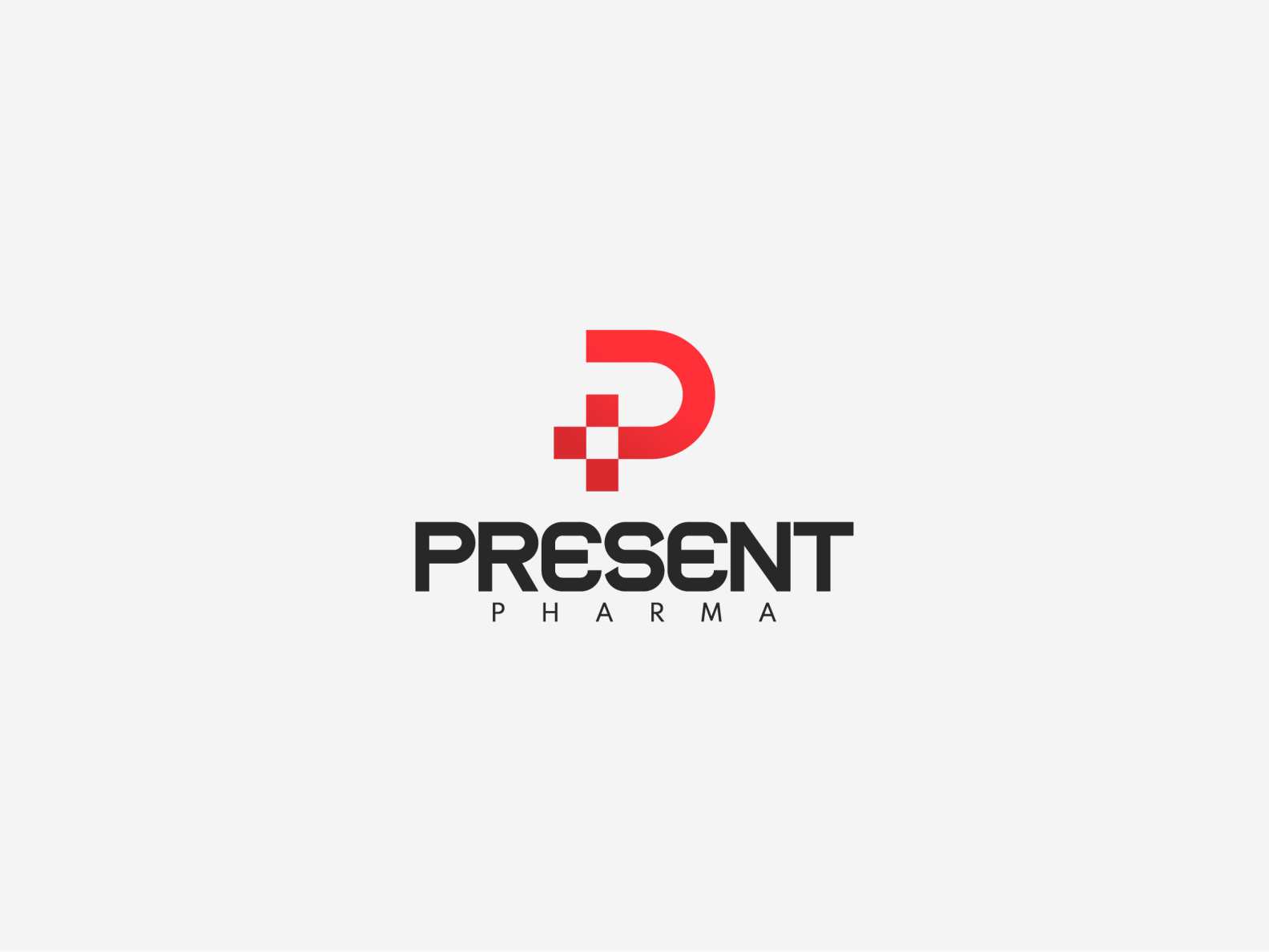 PRESENT PHARMA - Pharmaceutical company logo by 10 DESIGN on Dribbble