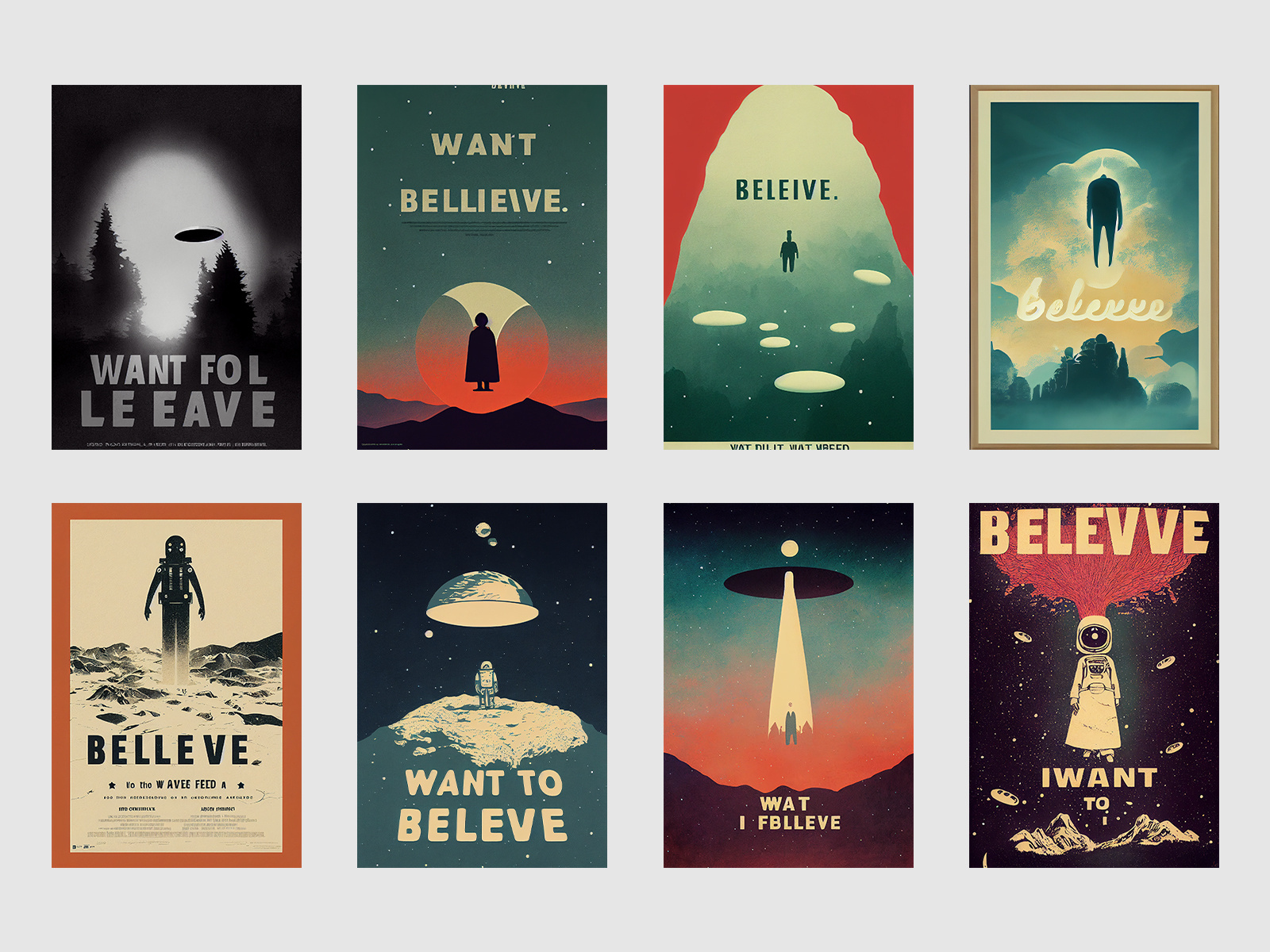 Believe Posters by Eduardo Brito on Dribbble