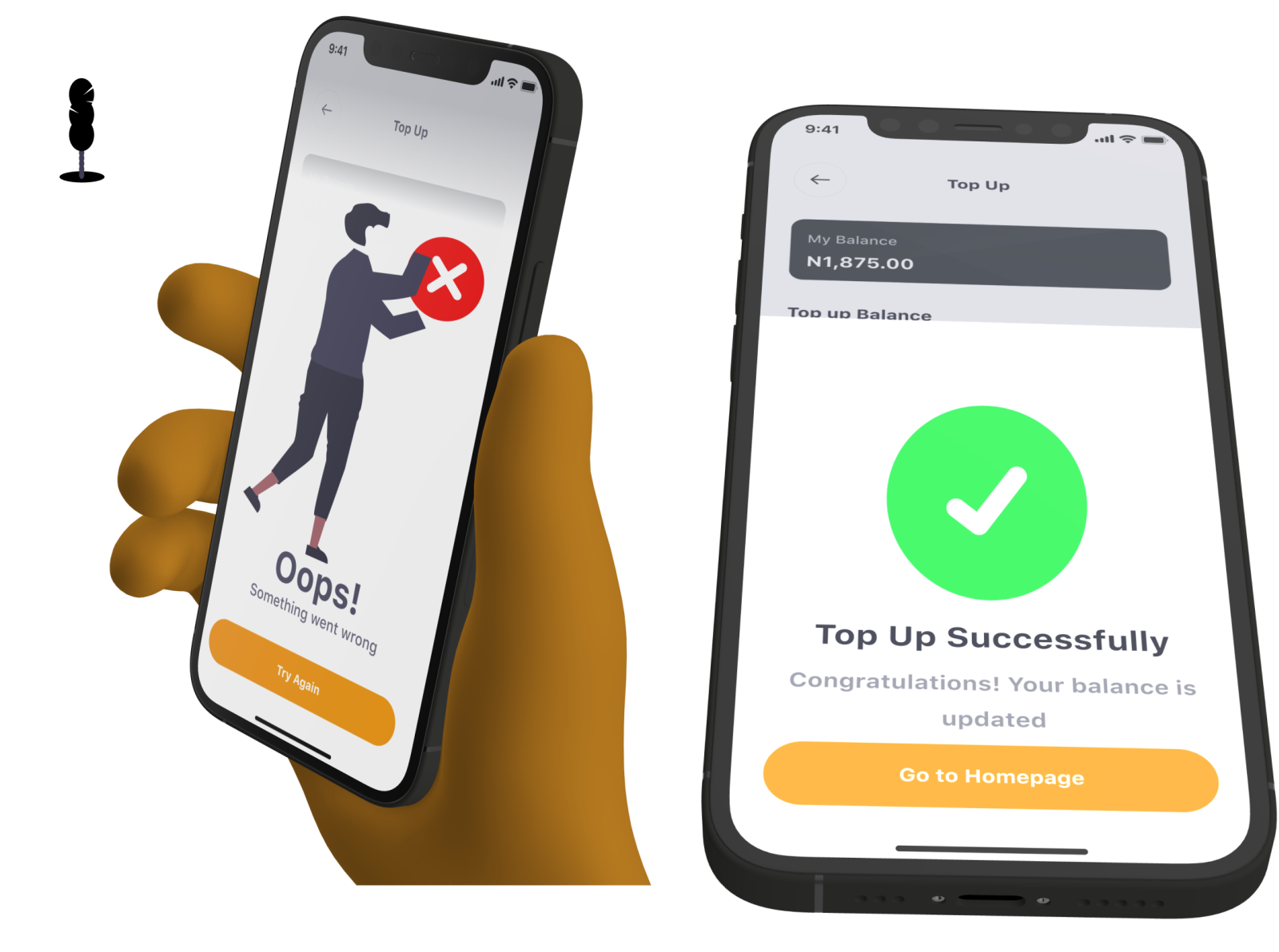 Flash Message (Error/Success) by Oscar Peters on Dribbble