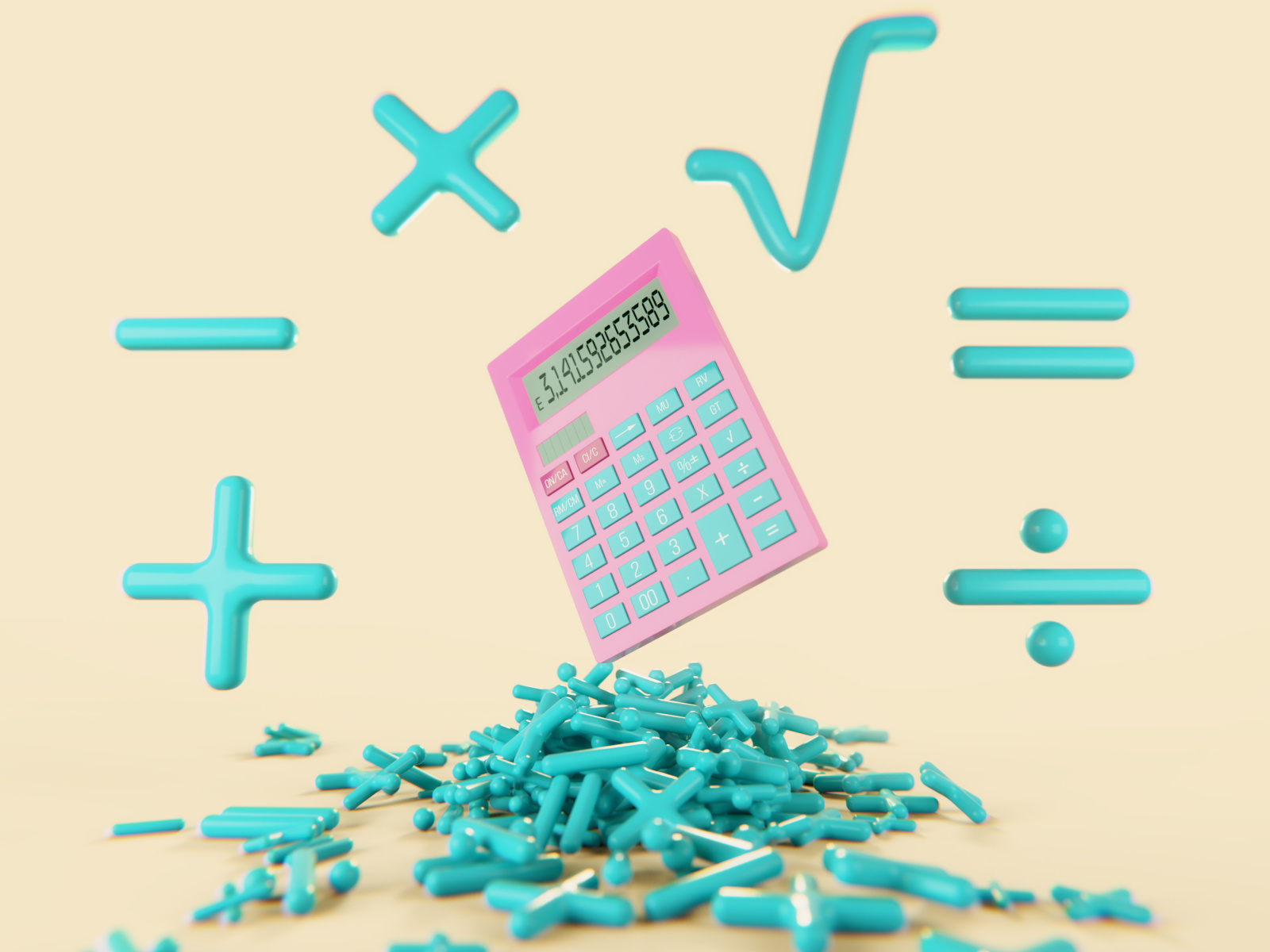 Calculator by Hanna Telegina on Dribbble