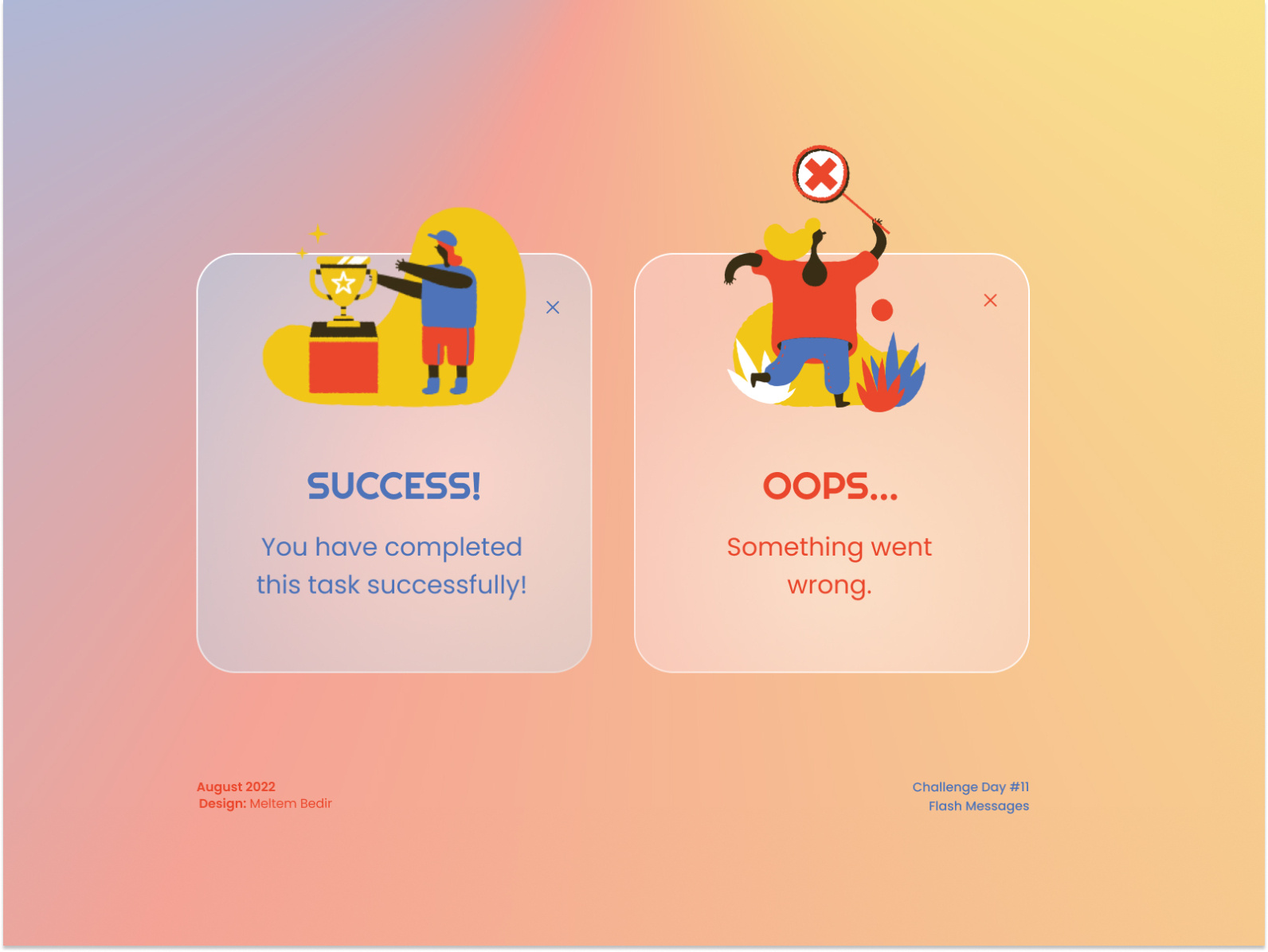 Flash Messages by Meltem Bedir on Dribbble Flash Messages by Meltem Bedir on Dribbble