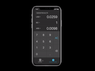 Daily UI #004 Calculator by Coloripop on Dribbble