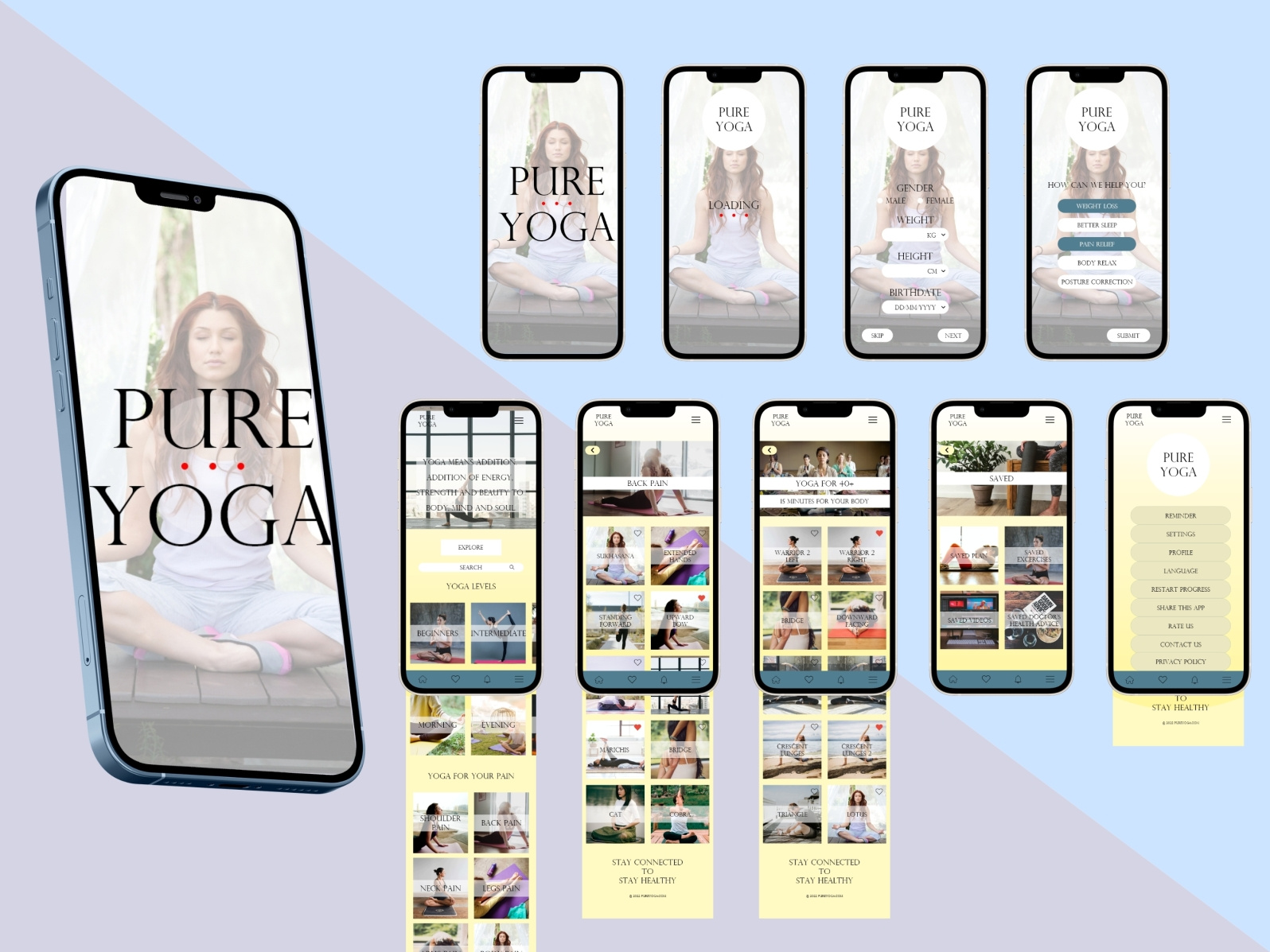 Yoga Mobile Application by Parth Shah on Dribbble