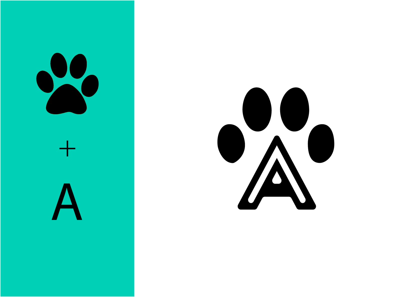 A + Animal Foot by Ainul Ahmad on Dribbble