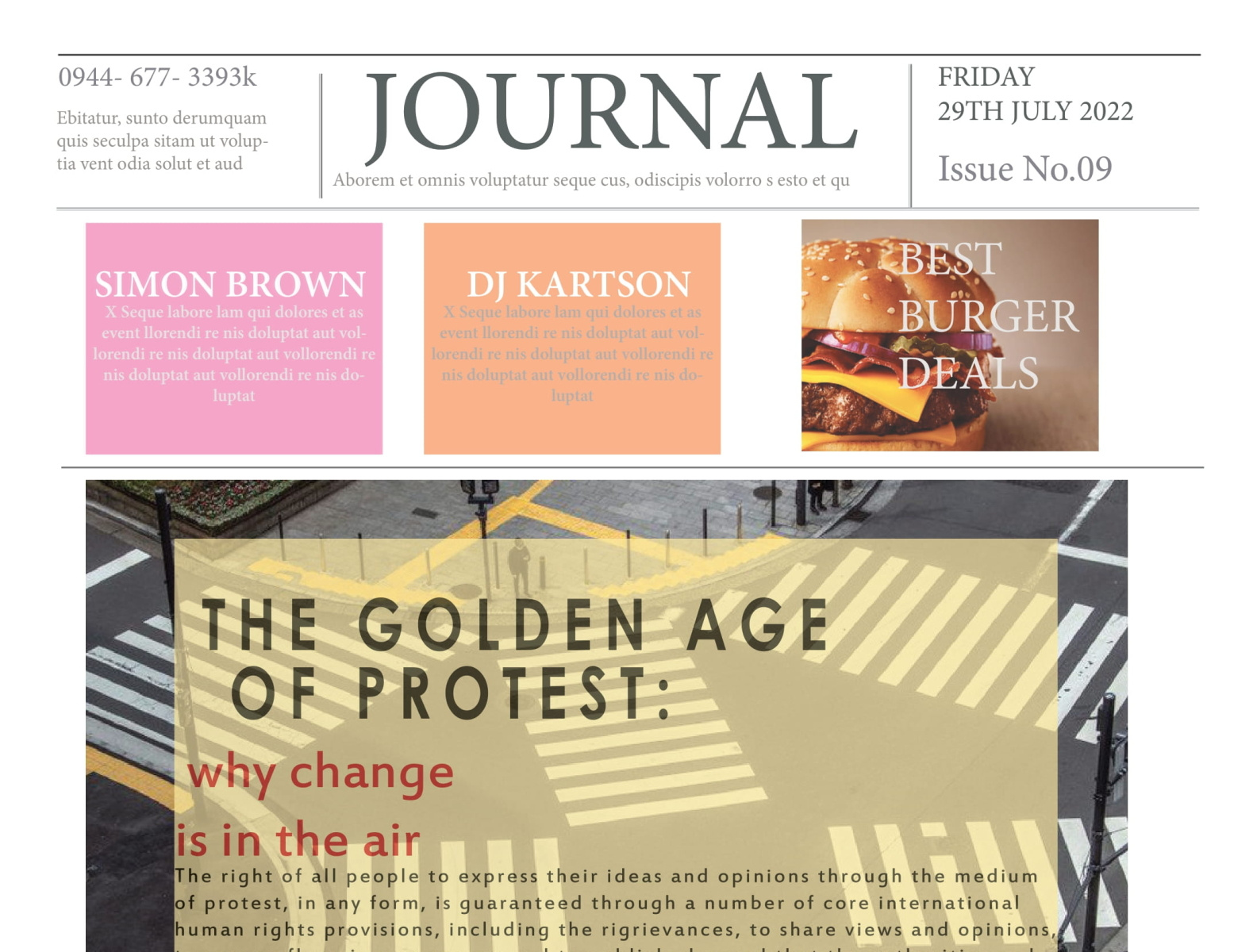 JOURNAL/ARTICLE DESIGN by Smarika Dumre on Dribbble