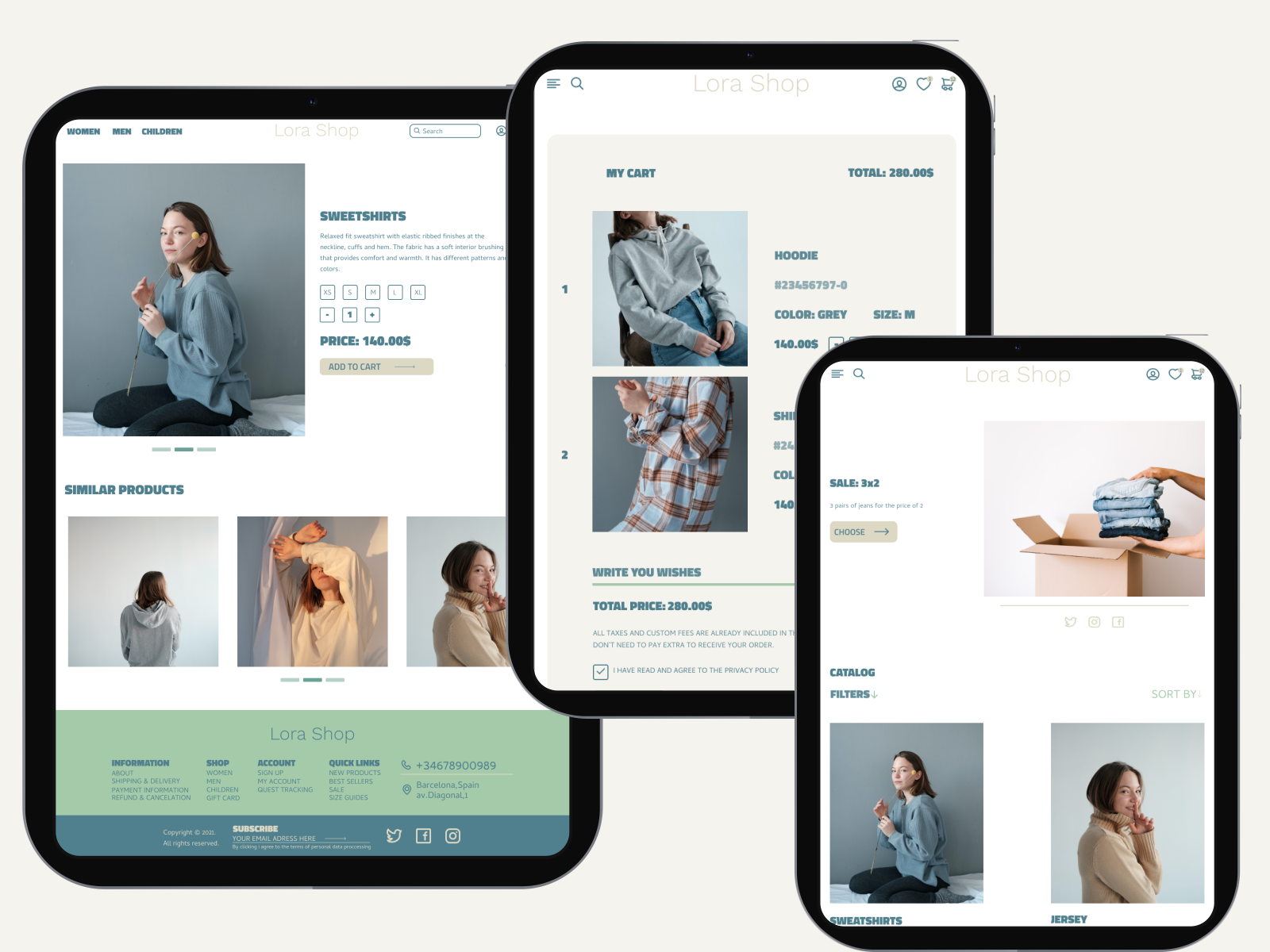 Design for web-pages (adaptive for IPad) by Anastasiia Cheban on Dribbble