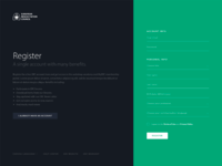 MyERC Login page by Nielsen Ramon for Typework on Dribbble