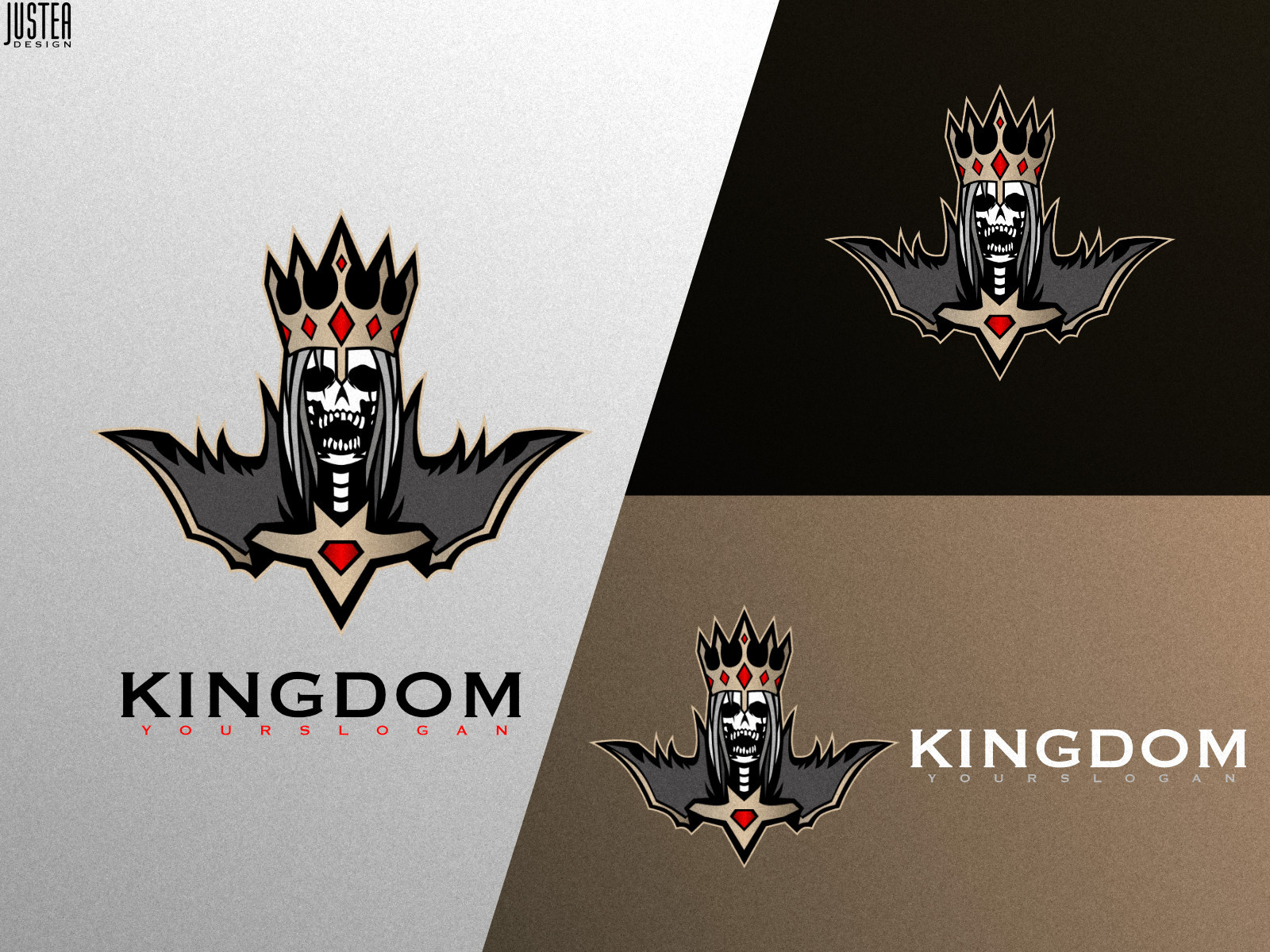 KINGDOM LOGO by JUSTEA DESIGN on Dribbble