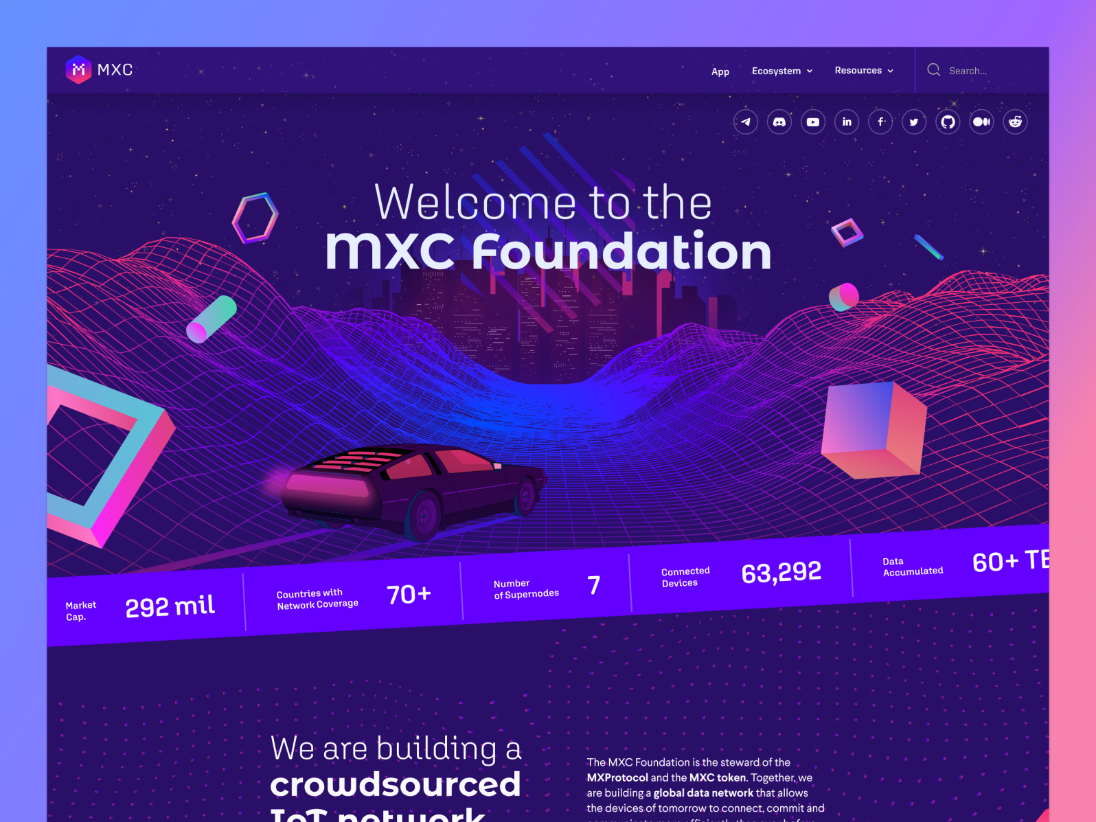 Branding & Web design for MXC Foundation by Loominate Creative Agency ...