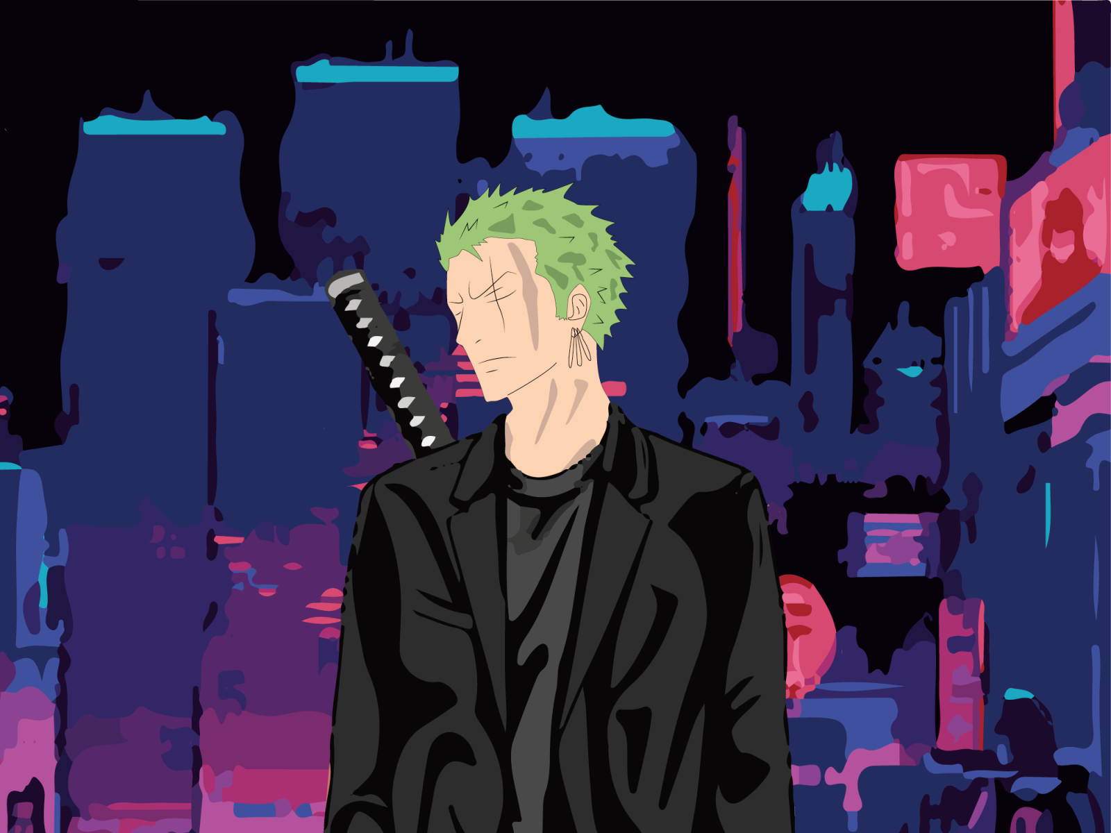 Zoro by Giorgi Kuliashvili on Dribbble