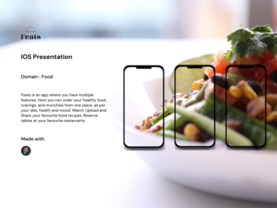 IOS Presentation - Food Delivery App (FEATS) by Ujjwal Surin on Dribbble