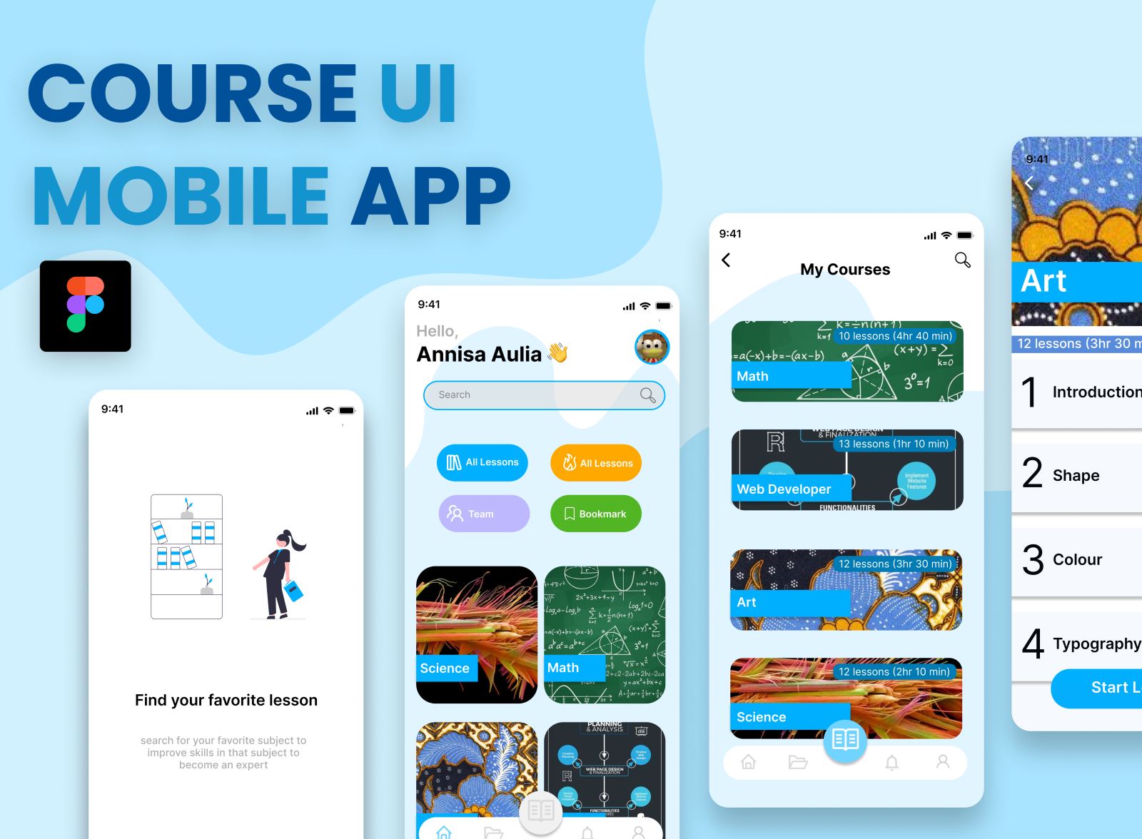 Dribbble - course app.png by Annisa Aulia Achmad