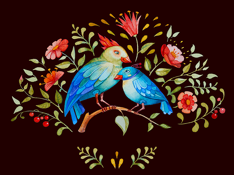 Birds 2 by Volha Tryklia on Dribbble