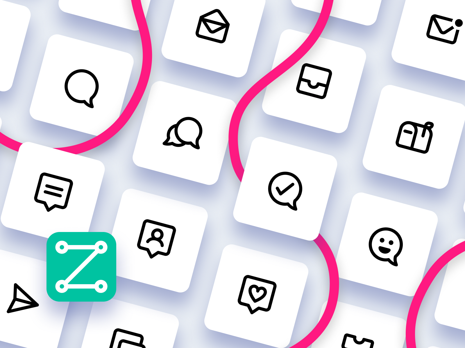 Messaging Icons by John W. Long on Dribbble