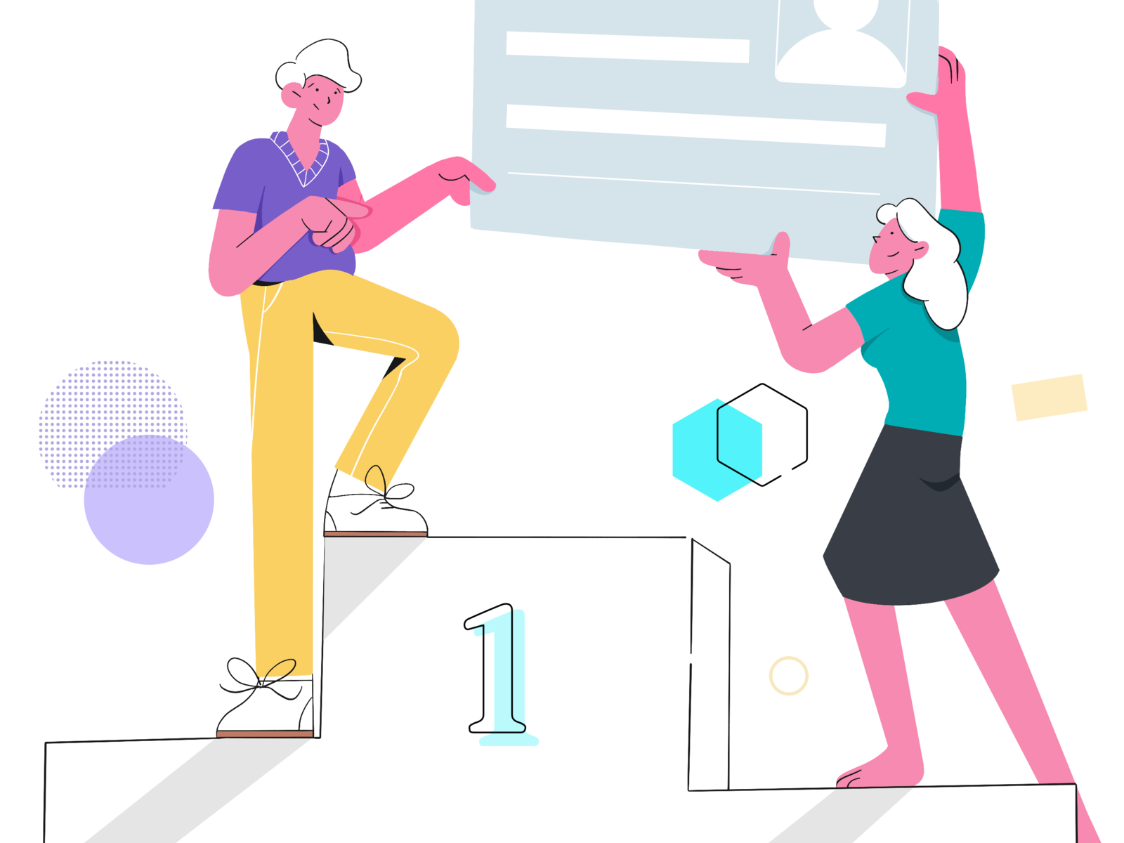 To Be No 1 by Otter9 on Dribbble