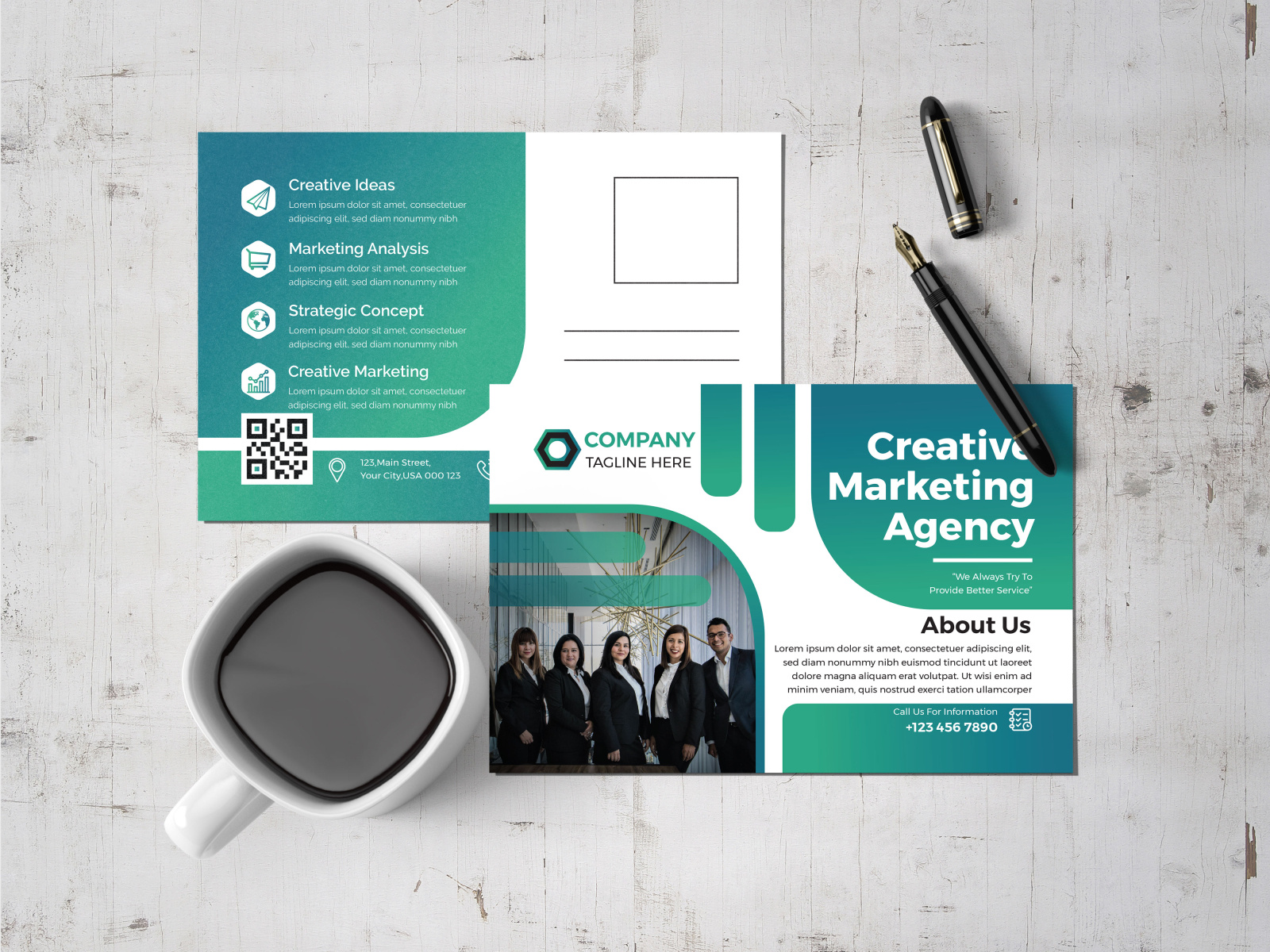 Post Card Design by Kurshida Begum on Dribbble