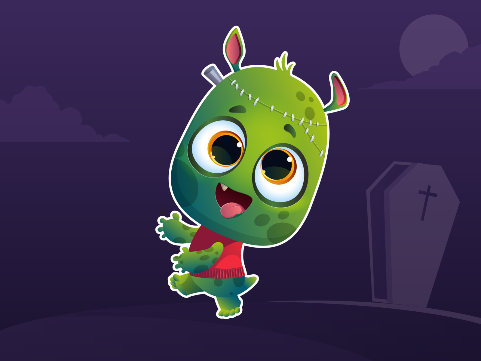 Zombie Monster by Valeria on Dribbble