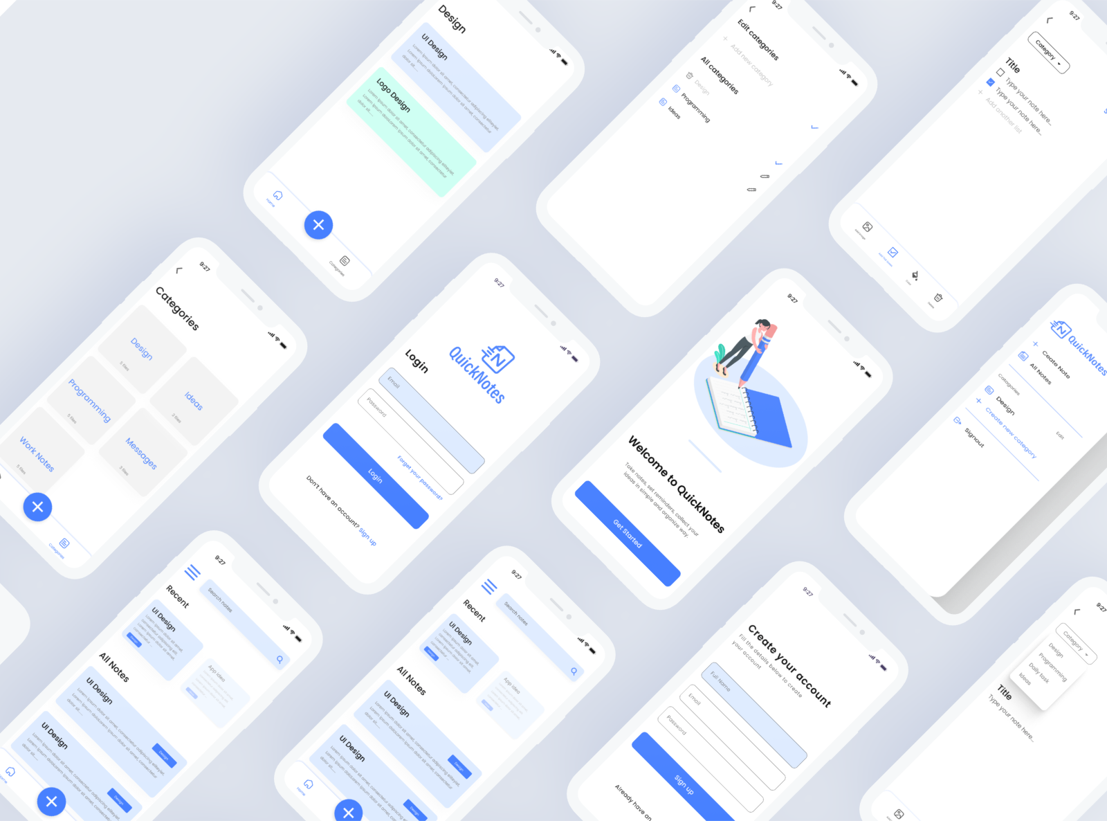 QuickNotes-Notes taking app design by Muteeb on Dribbble