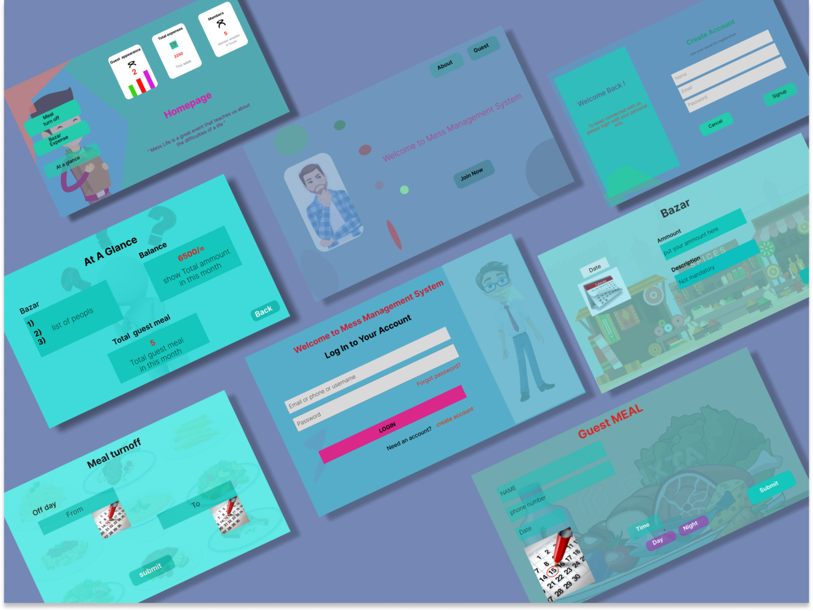 Mess management System by Parvez Rana on Dribbble