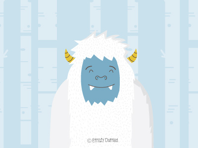 Believe in Yetis by Emily Dumas on Dribbble