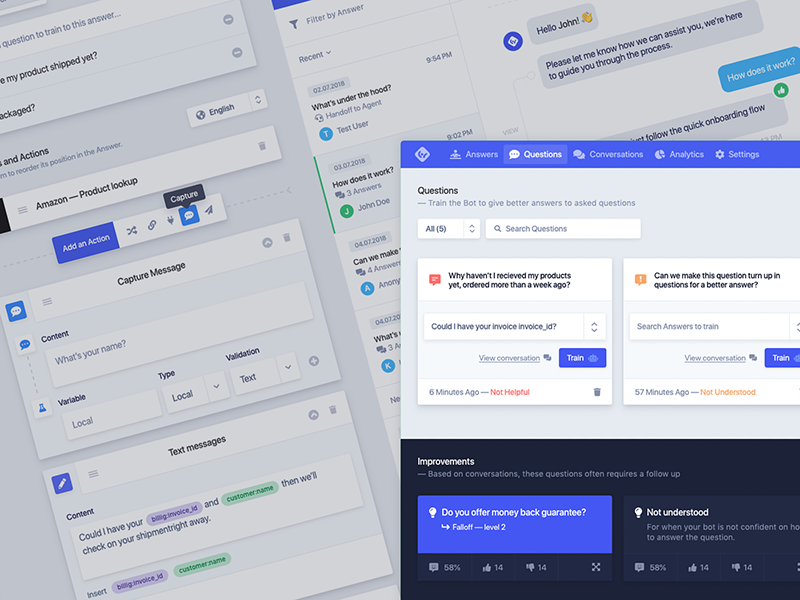 Browse thousands of Chatbot UI images for design inspiration | Dribbble