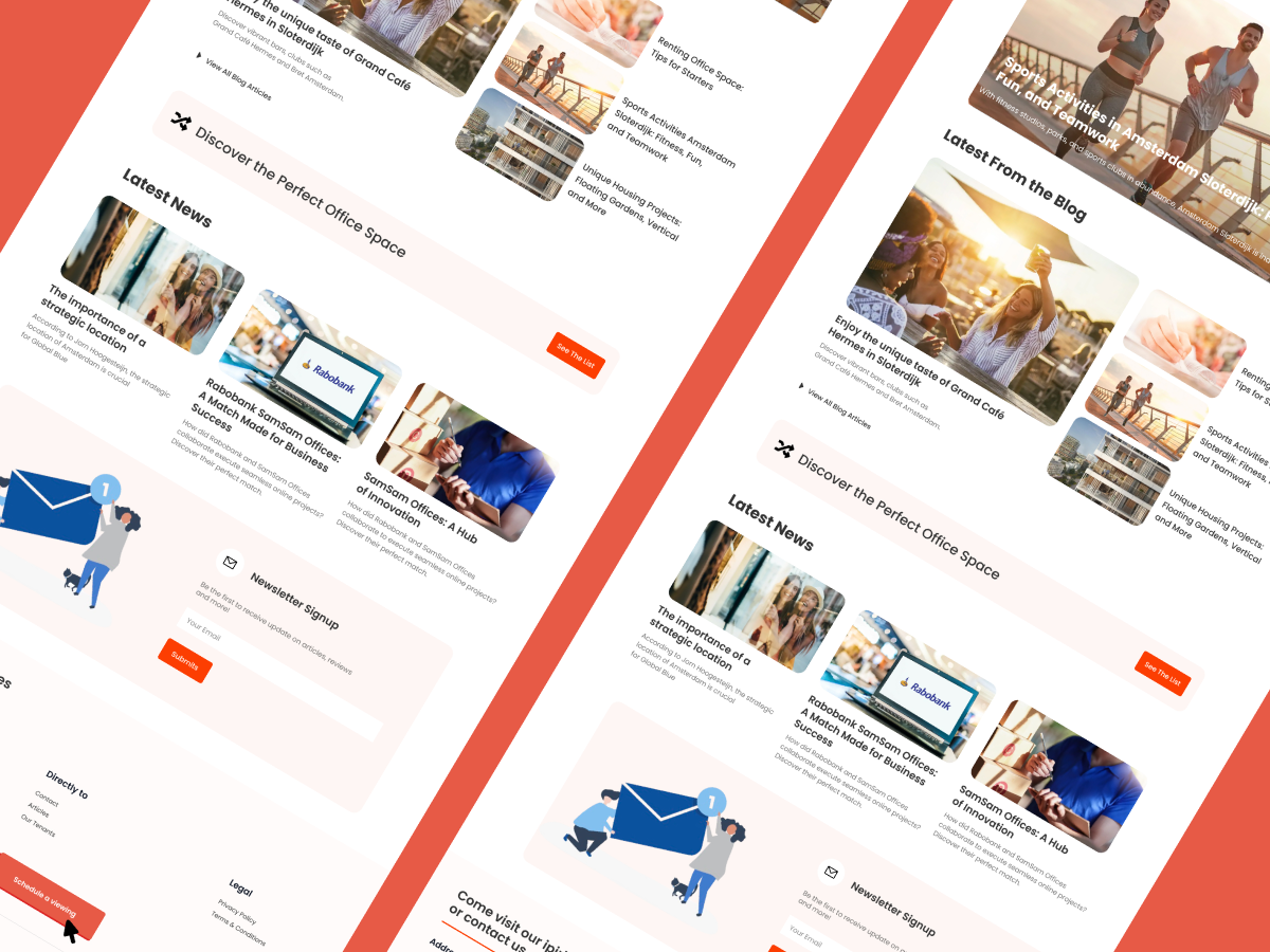 Blog & News by md riazul islam (Raju) on Dribbble