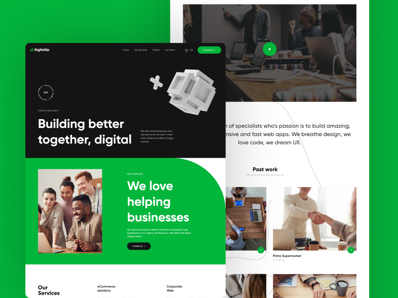 DigitalUp Studio - Landing Page Design by DigitalUp Studio on Dribbble