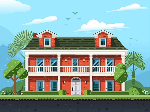 House-NO.5 by Showy121 on Dribbble