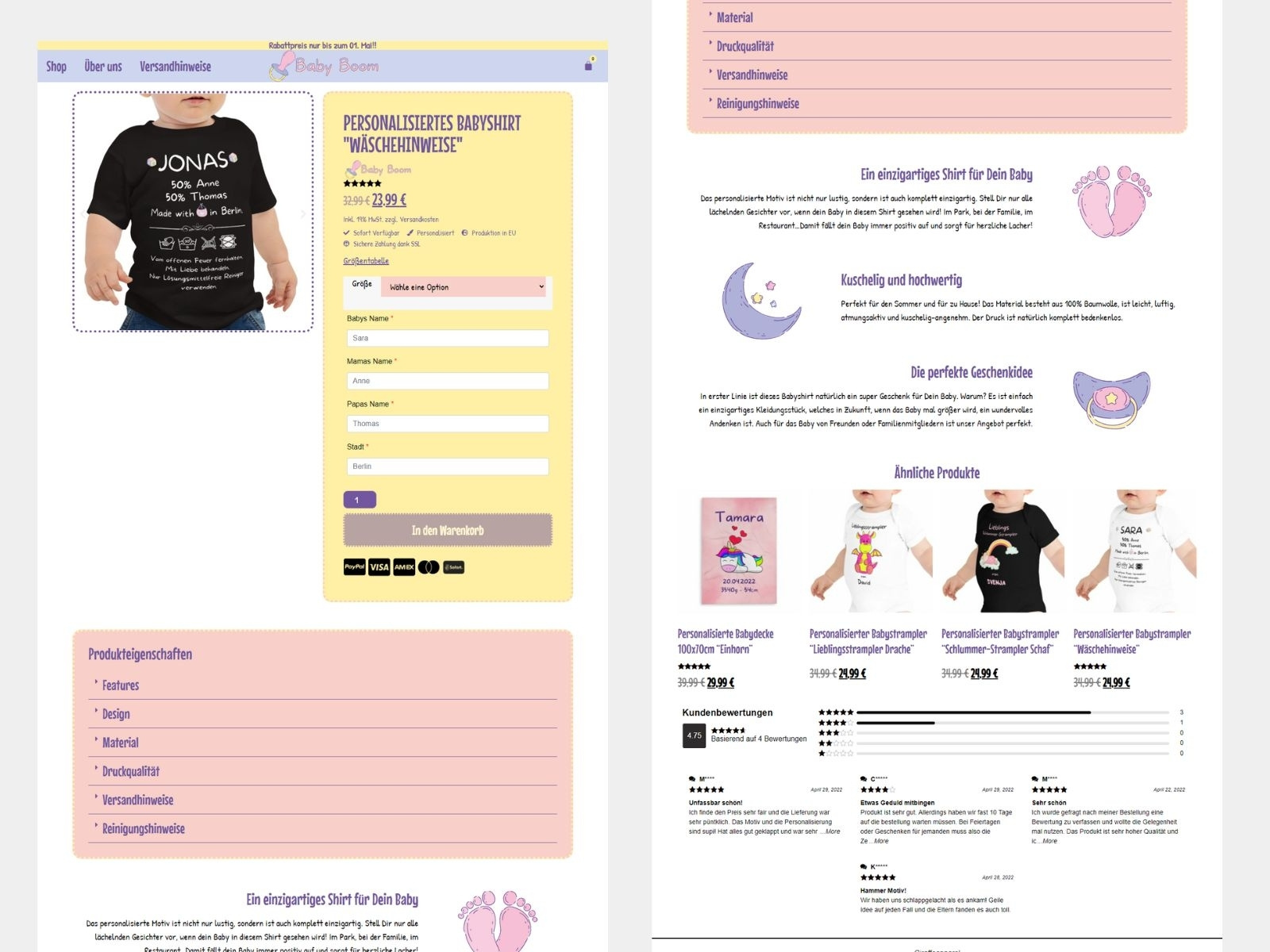 Enhanced Product Page for Personalized Product by Filip Krzyzynski on ...