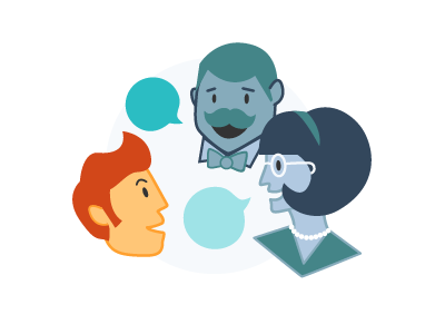 Client Cut Chit Chat by Laura Pursel for ISL on Dribbble