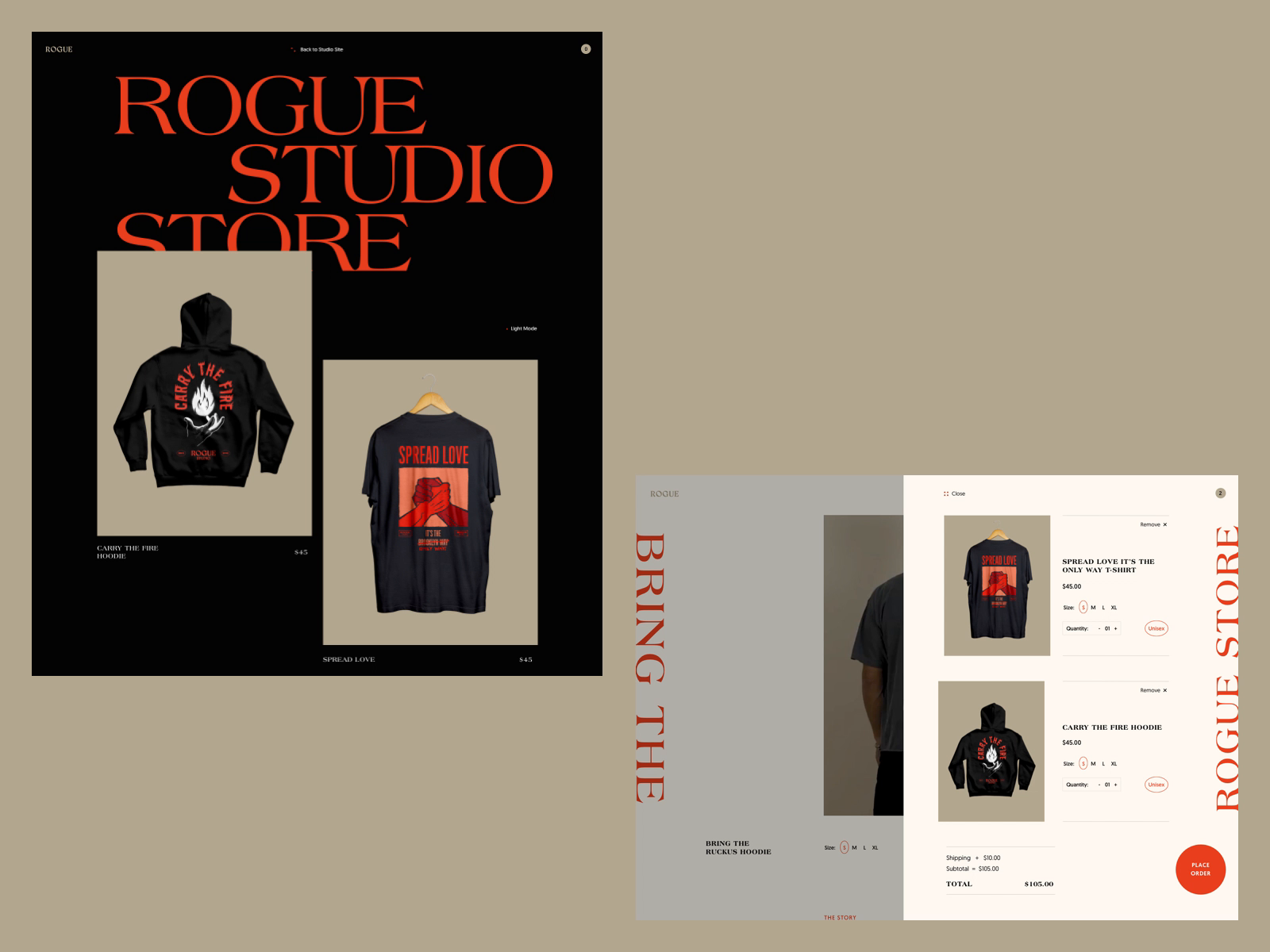 Rogue Store by Britton Stipetic for Rogue Studio on Dribbble