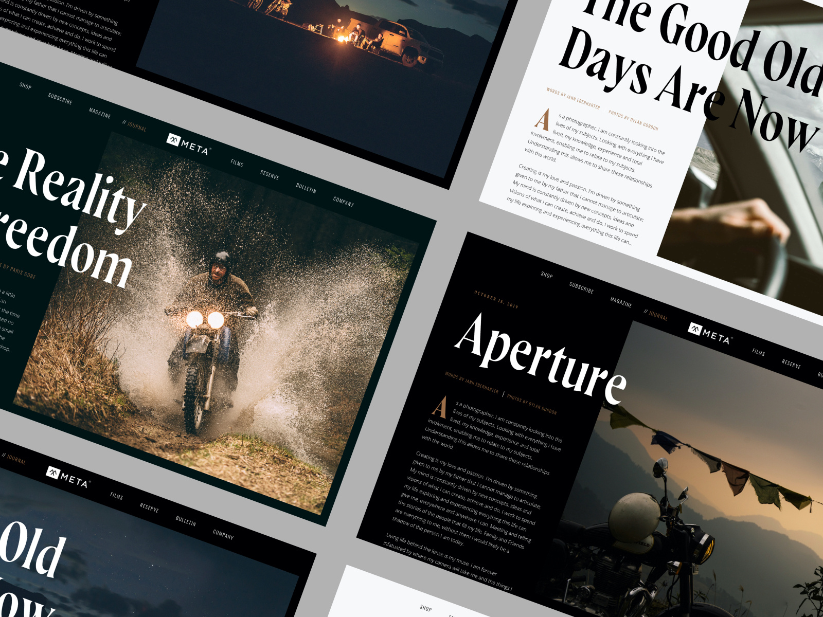 The Meta Mag - Journal by Britton Stipetic for Rogue Studio on Dribbble