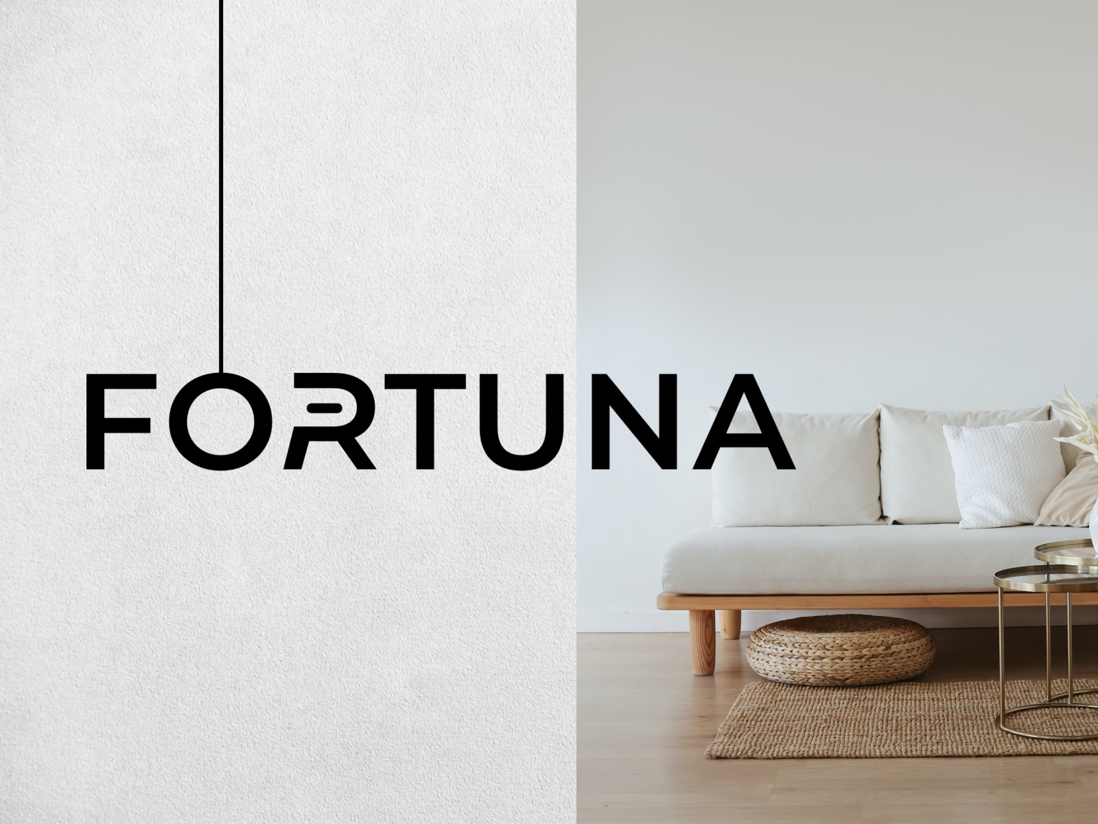 Fortuna Furniture Logo Identity by Diana Scarevnea on Dribbble