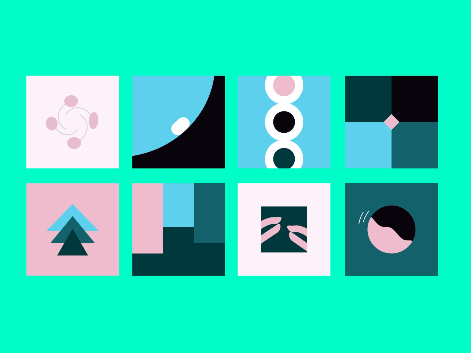 Geometric Animation by Mario Umanzor on Dribbble