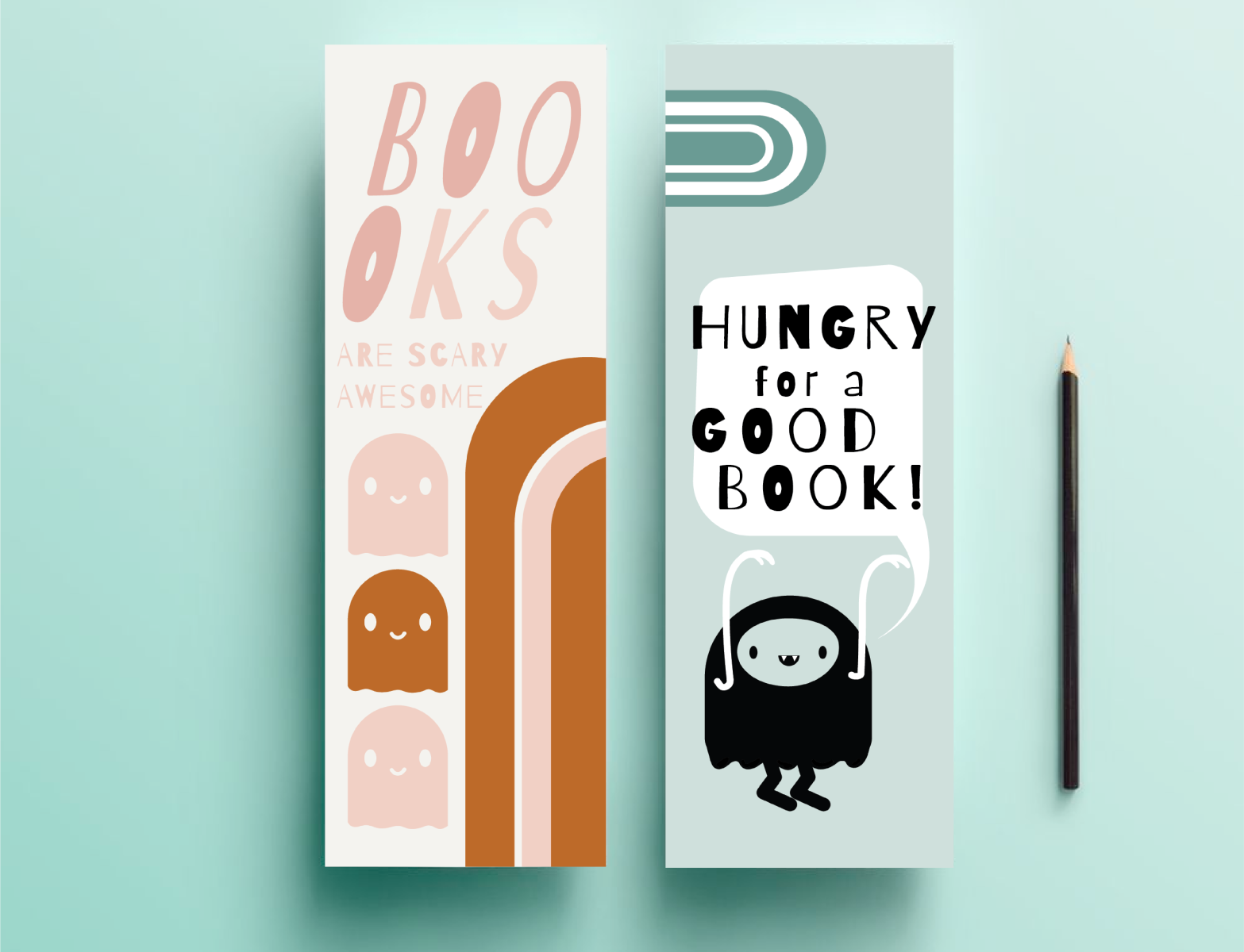 kids' bookmarks - curious monster by KeriAnne Love Vereen on Dribbble