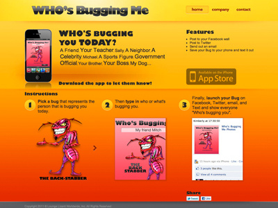 Whos Bugging Me by Paul Principato on Dribbble