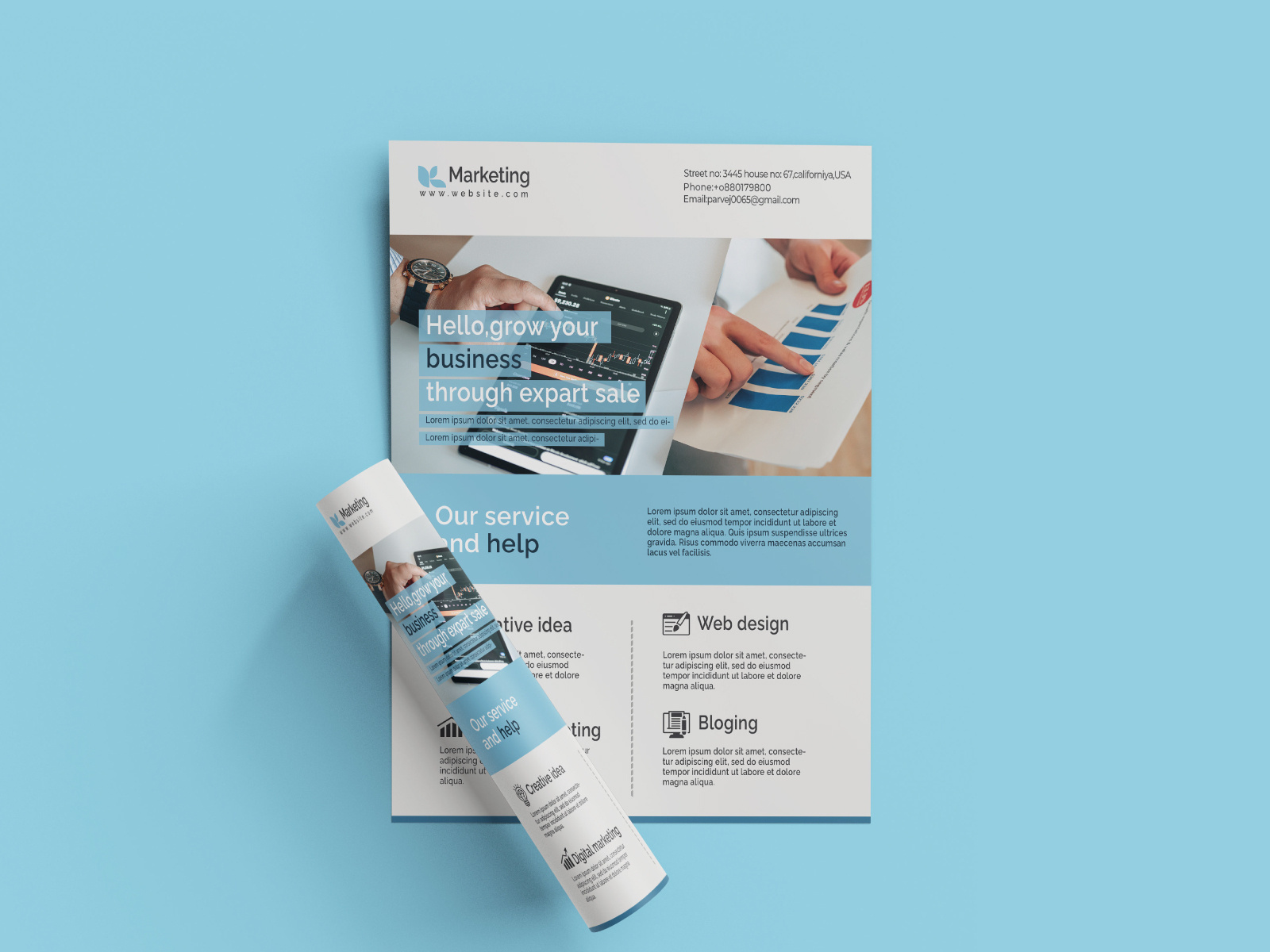 corporate flyer design by parvej on Dribbble