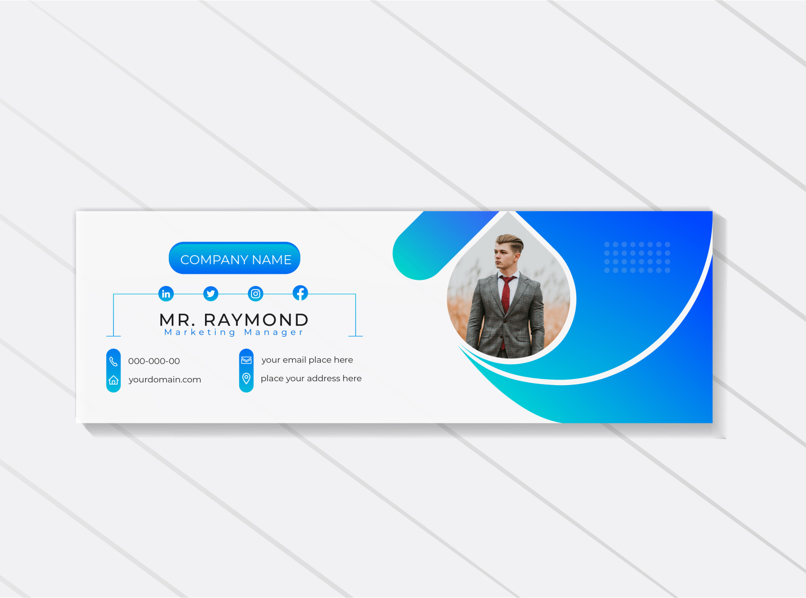 Professional Business Email Signature or Social Media Cover by Hasan ...