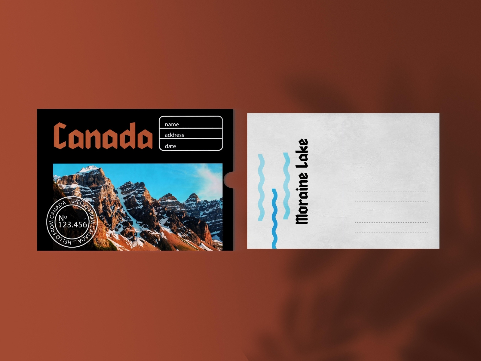 Postcards from Moraine Lake by Nevena Savic on Dribbble