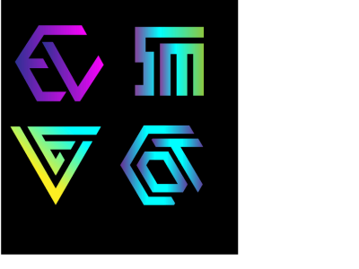 shape logo by sally on Dribbble