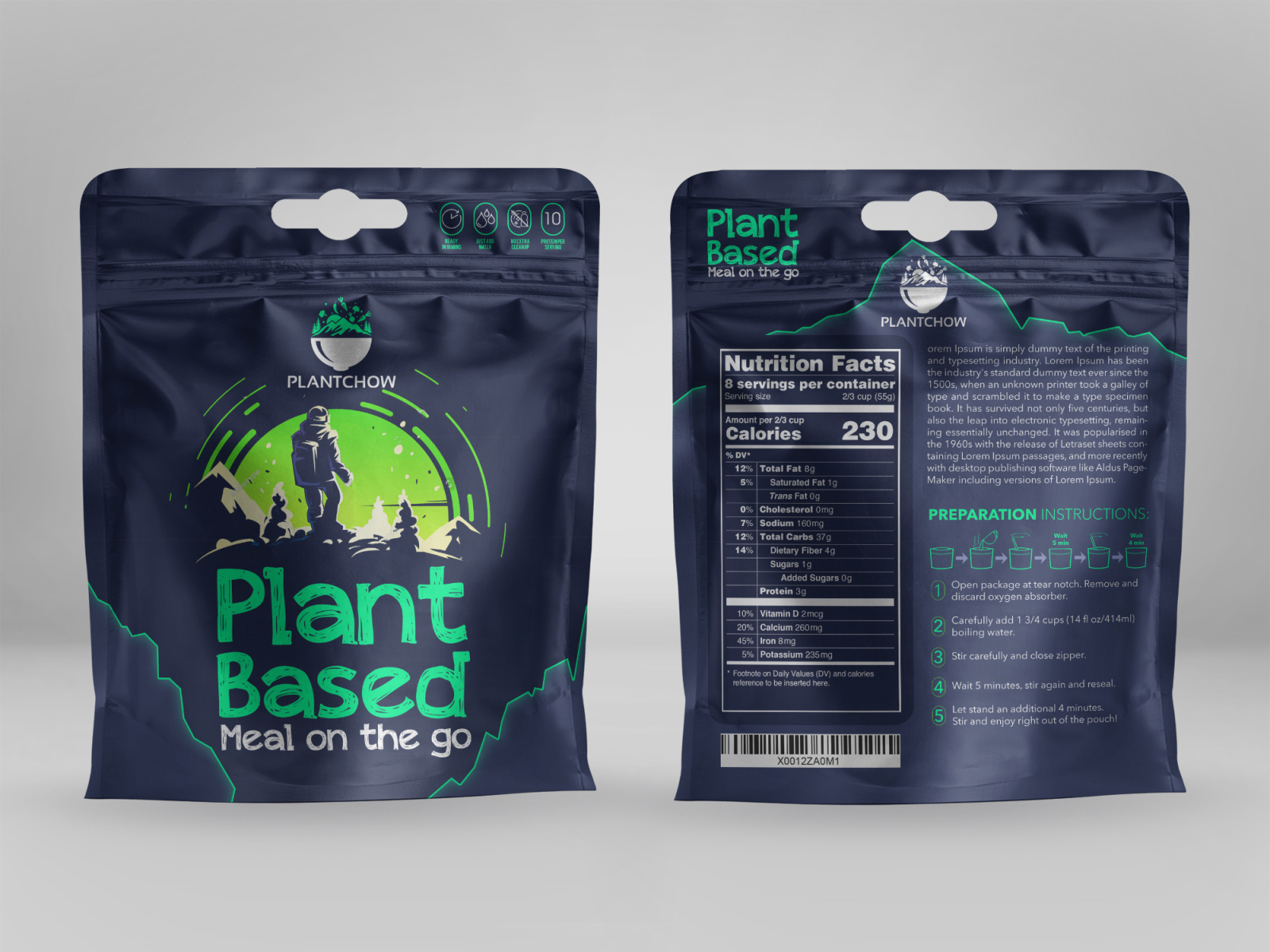 food packaging design by Mohsen Panahandeh on Dribbble