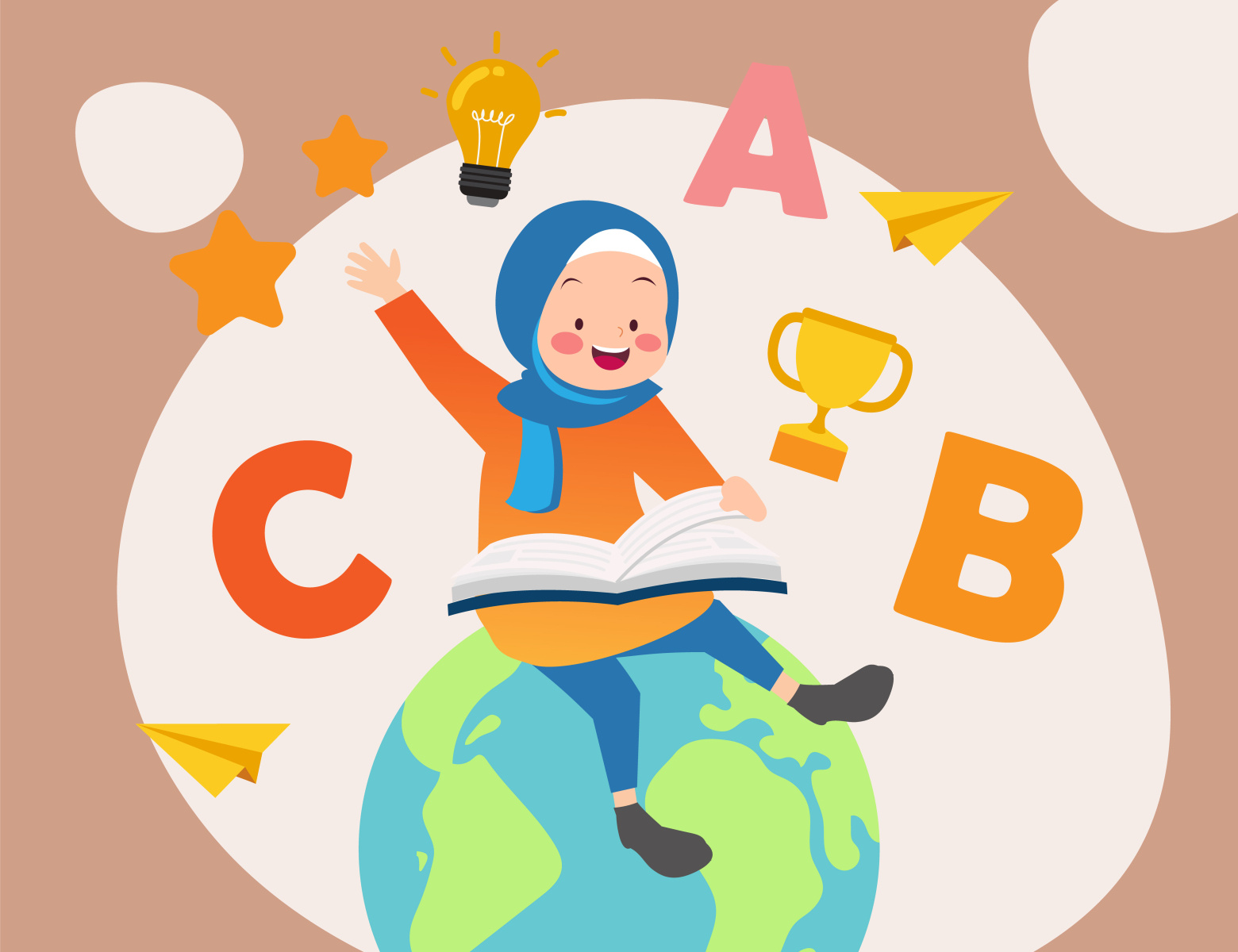 Moslem kids women read for solution by Studio Humaira on Dribbble