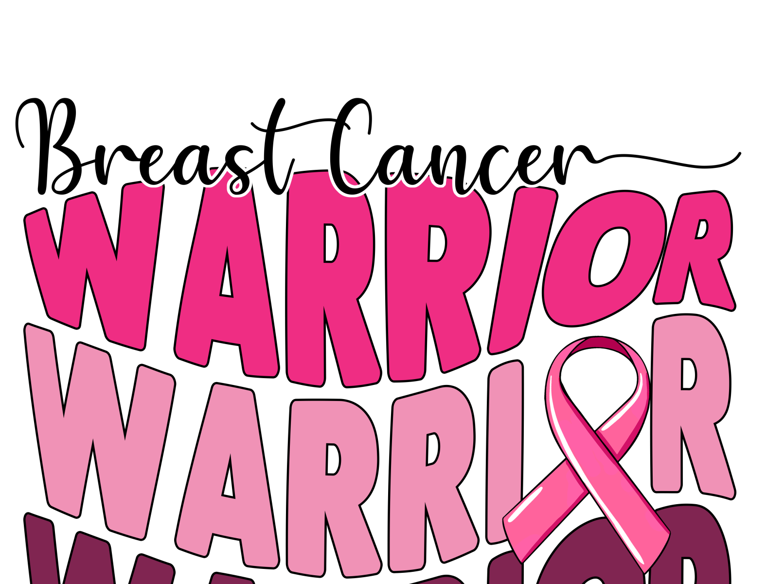 breast cancer warrior by Loc on Dribbble