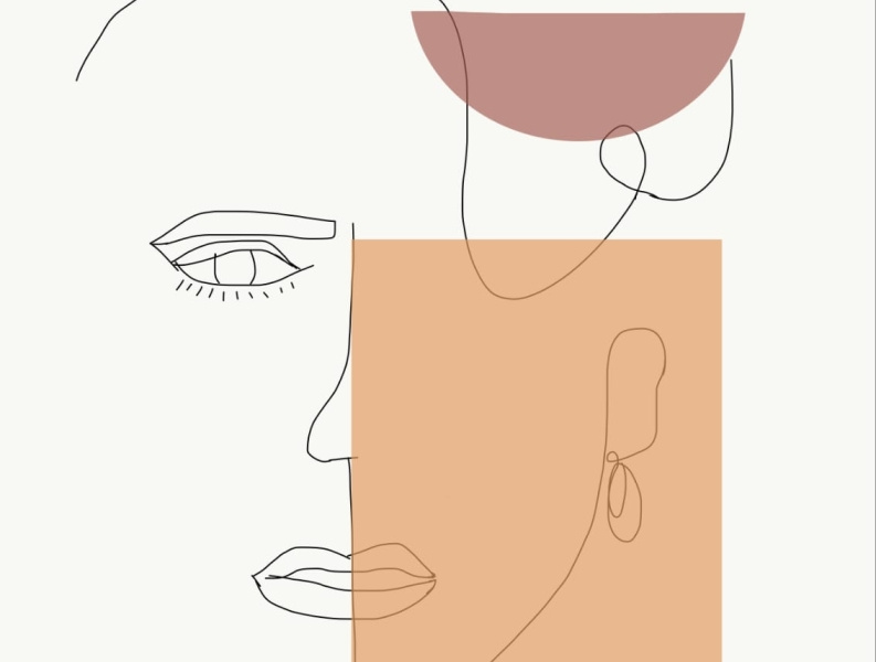 Minimalistic contemporary digital art piece by Maria Christina Chidiac ...