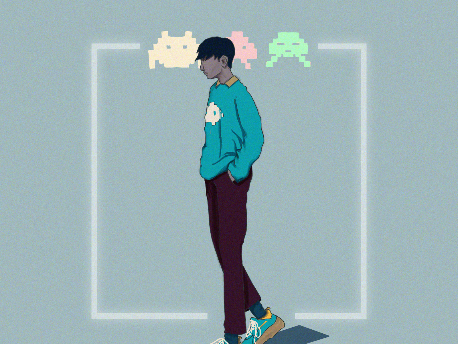 Invader by Bharat Chauhan on Dribbble