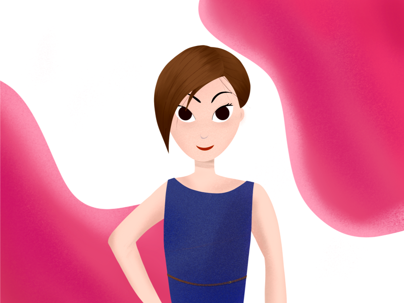 Dribbble - girl_dribbble.png by Marc Langsman